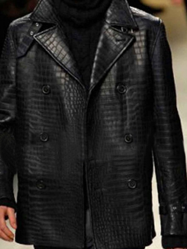 Burberry Alligator Crocodile Style Jacket - Stars Jackets