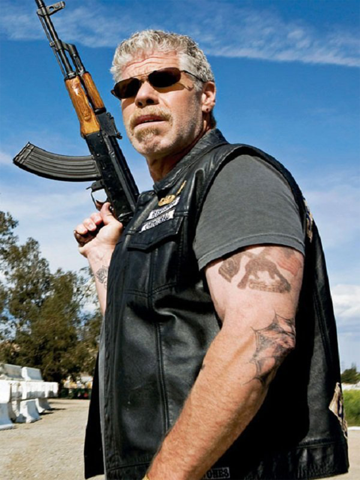 Ron Perlman TV Series Sons of Anarchy Vest Ron Perlman TV Series Sons of Anarchy Vest